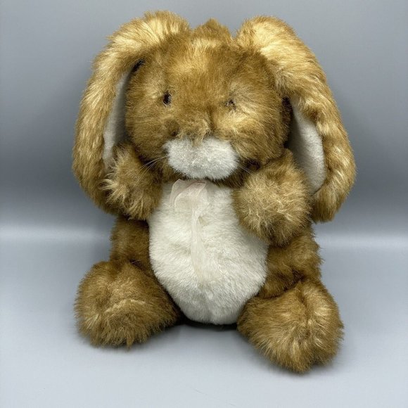 Unbranded | Toys | Vintage Bunny Rabbit Brown White Big Wide Floppy ...